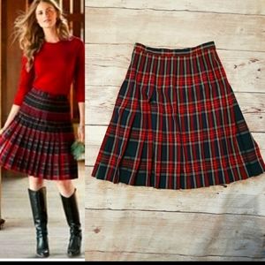 Pendleton | Skirts | Pendleton Vintage Reversible Plaid Pleated Skirt ...